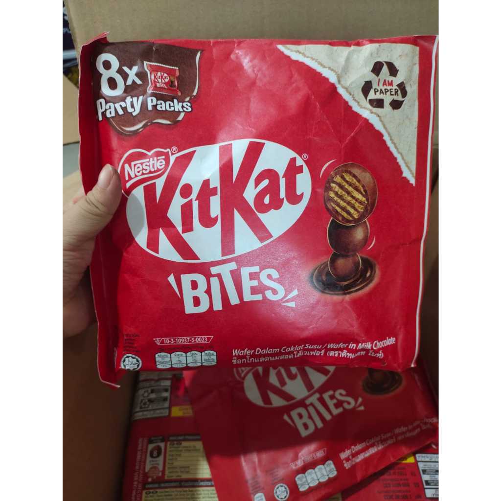 Jual Kitkat Kit Kat Bites Party Pack isi 8 | Shopee Indonesia