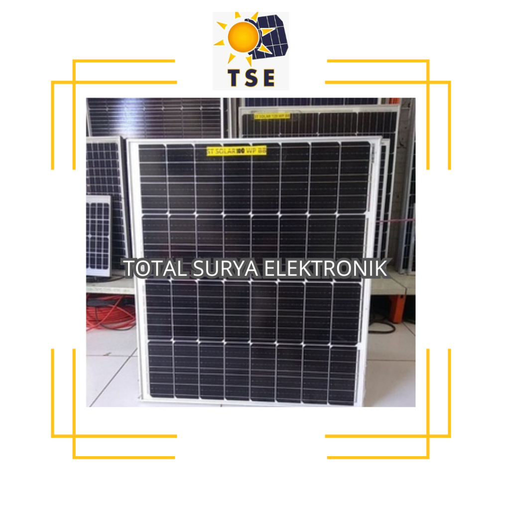 Jual PANEL SURYA / SOLAR CELL ST SOLAR 100WP MONO | Shopee Indonesia
