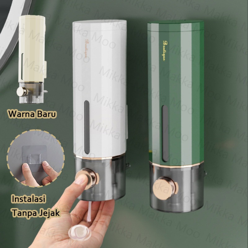 Jual Dispenser Sabun Cair Sanitizer 450ml Manual Wall Mounted Bathroom ...
