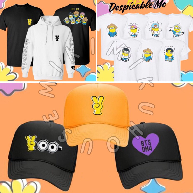 Jual BTS MINIONS TSHIRT DESPICABLE ME 4 DM 4 X BTS MERCHANDISE MINION ...