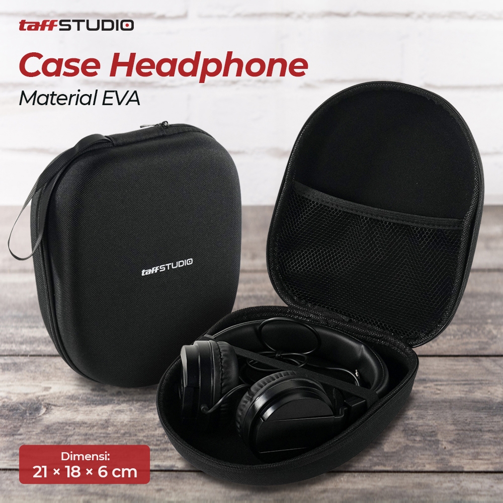 Jual EVA Universal Carrying Case Headphones Tempat Headphone Cover ELE ...