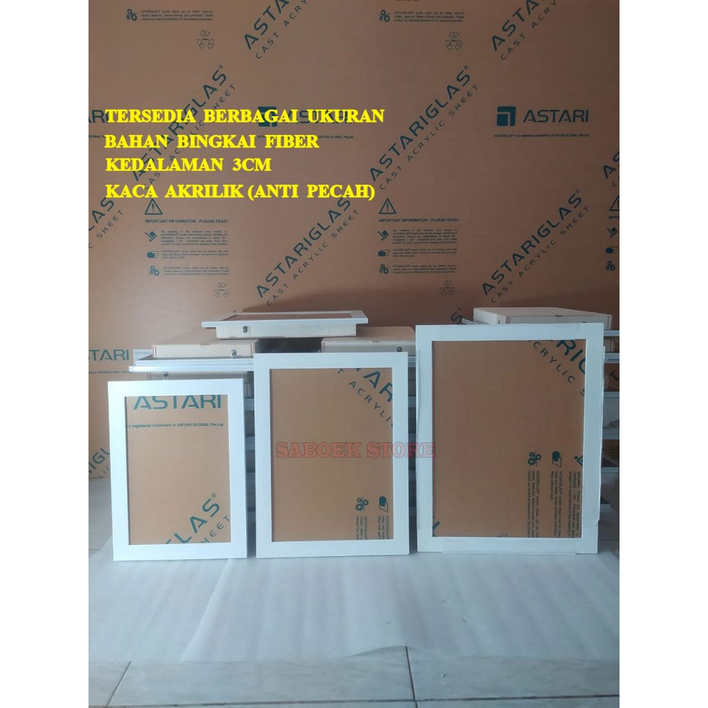 Jual Mahar Pernikahan / Bingkai Pigura Frame 3D Putih Polos Dan Motif ...
