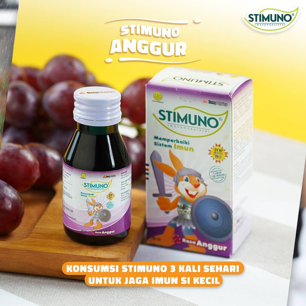 Jual Stimuno Anak Rasa Anggur 100 ml Peningkat Imun Anak Obat Sirup ...