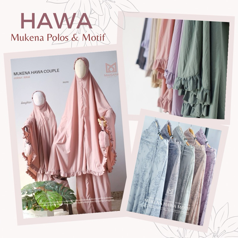 Jual MUKENA TRAVEL HAWA 2 IN 1 BY MAISARA PREMIUM | Mukena Couple ...