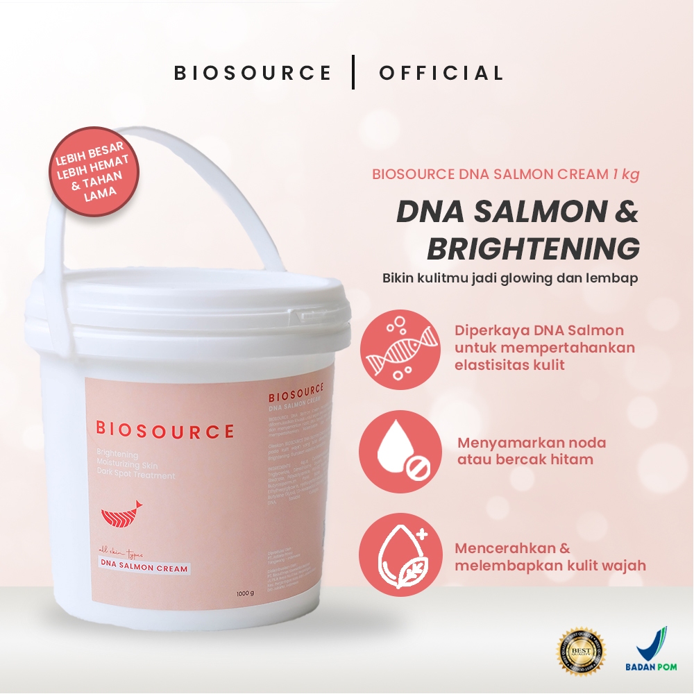 Jual BIOSOURCE DNA SALMON CREAM 1KG | BPOM | Shopee Indonesia