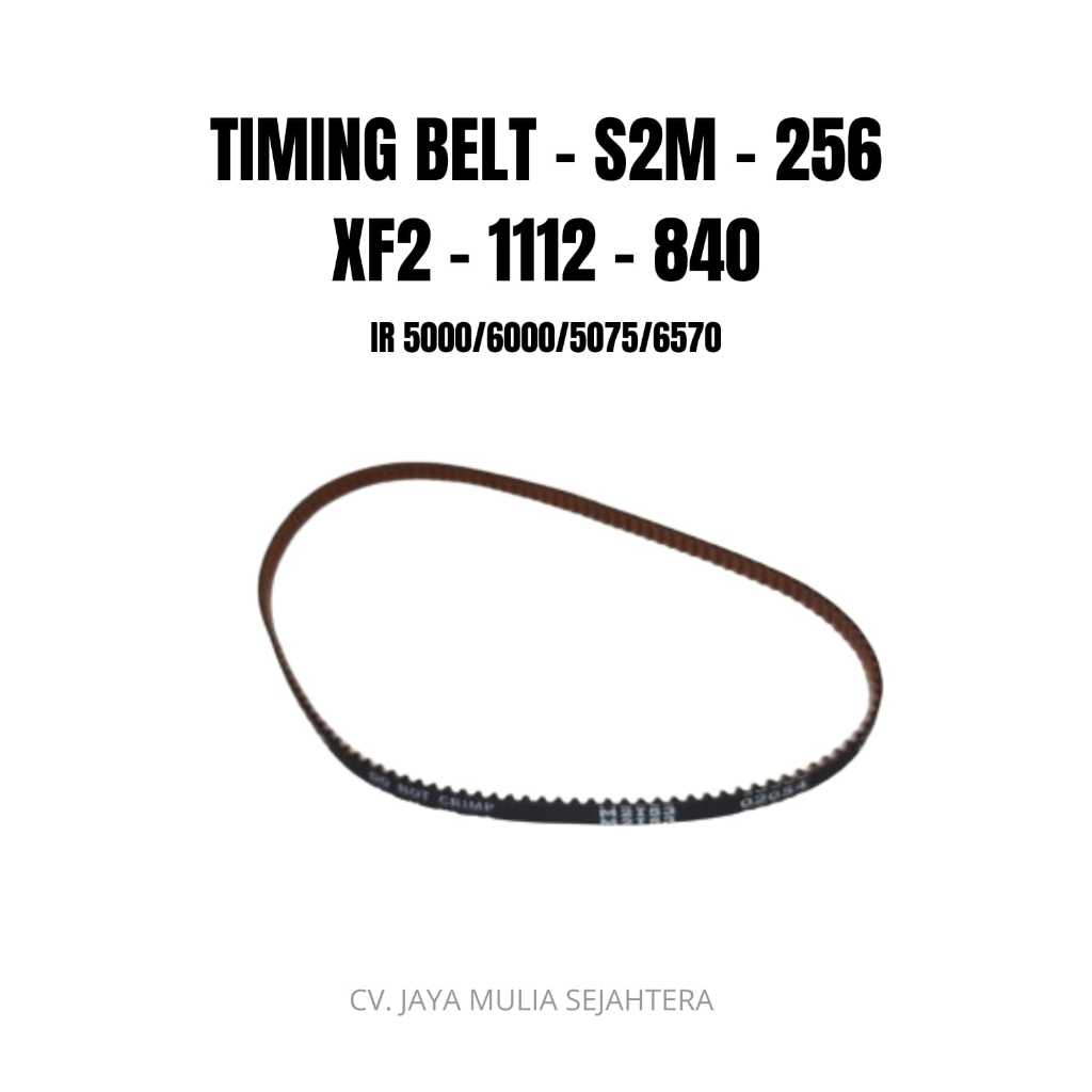 Jual Timing Belt S2M 256 Canon IR 5000 6570 5075 6020 Mesin Fotocopy ...