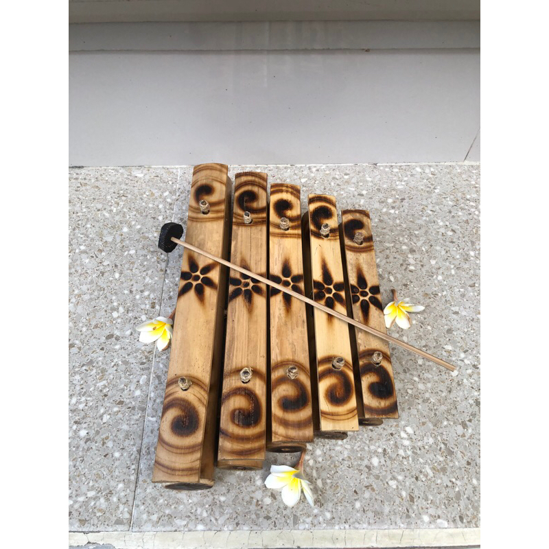 Jual Rindik bambu isi 5 Rindik Bali Gamelan khas Bali Alat musik Mainan ...