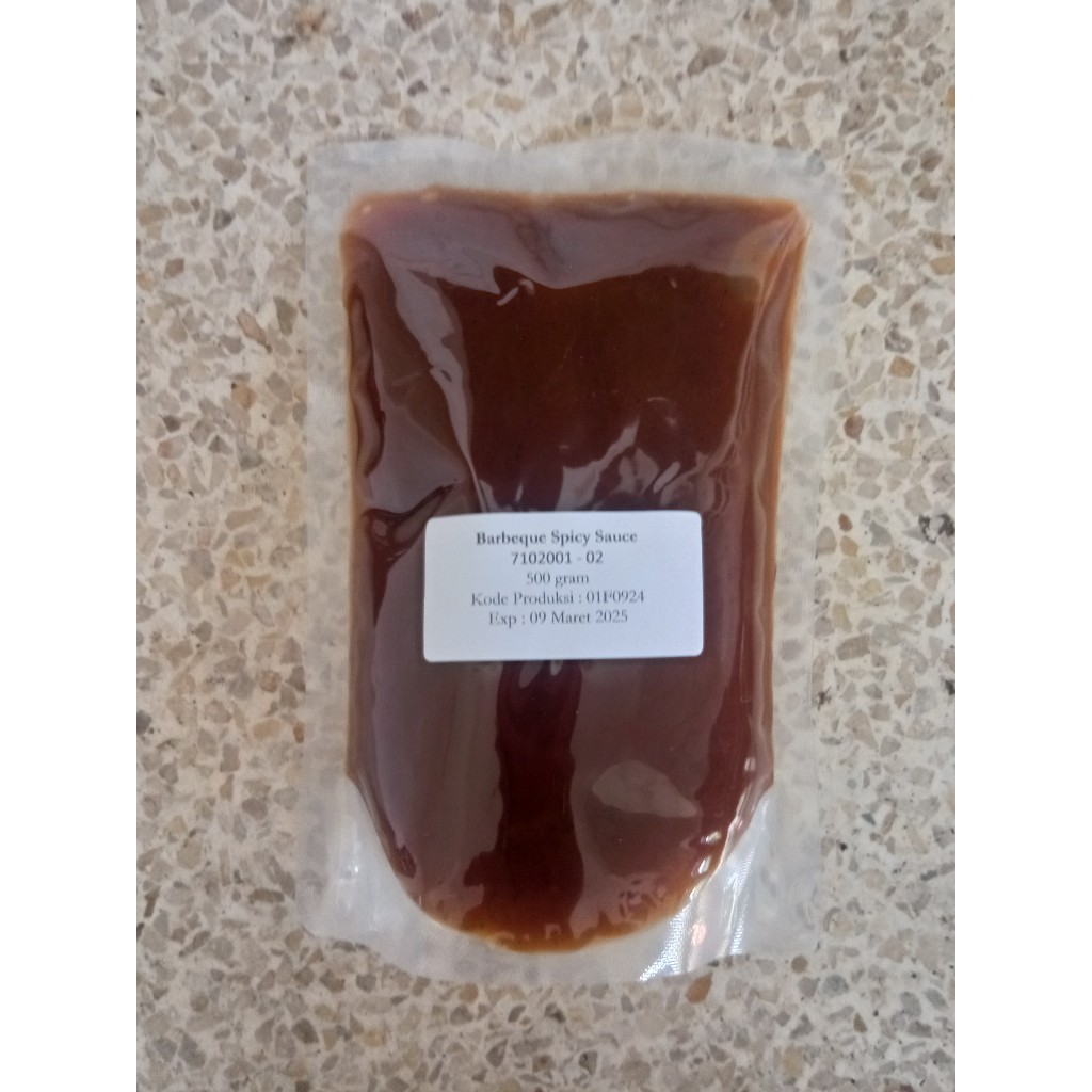 Jual Barbeque Spicy Sauce - Saus BBQ Spicy 500 gram/pack | Shopee Indonesia