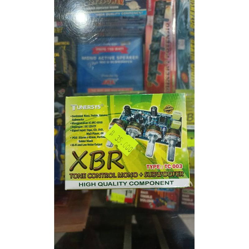 Jual TONE CONTROL MONO 4 potensio+ subwoofer XBR tunersys | Shopee ...