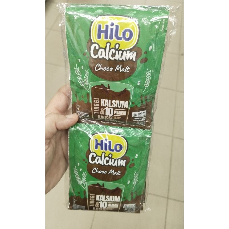 Jual HiLo Calcium Choco malt 10 sachet | Shopee Indonesia
