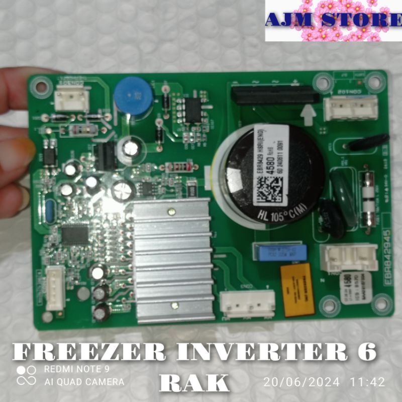 Jual MODUL PCB FREEZER LG INVERTER 4580 6 RAK ORIGINAL | Shopee Indonesia