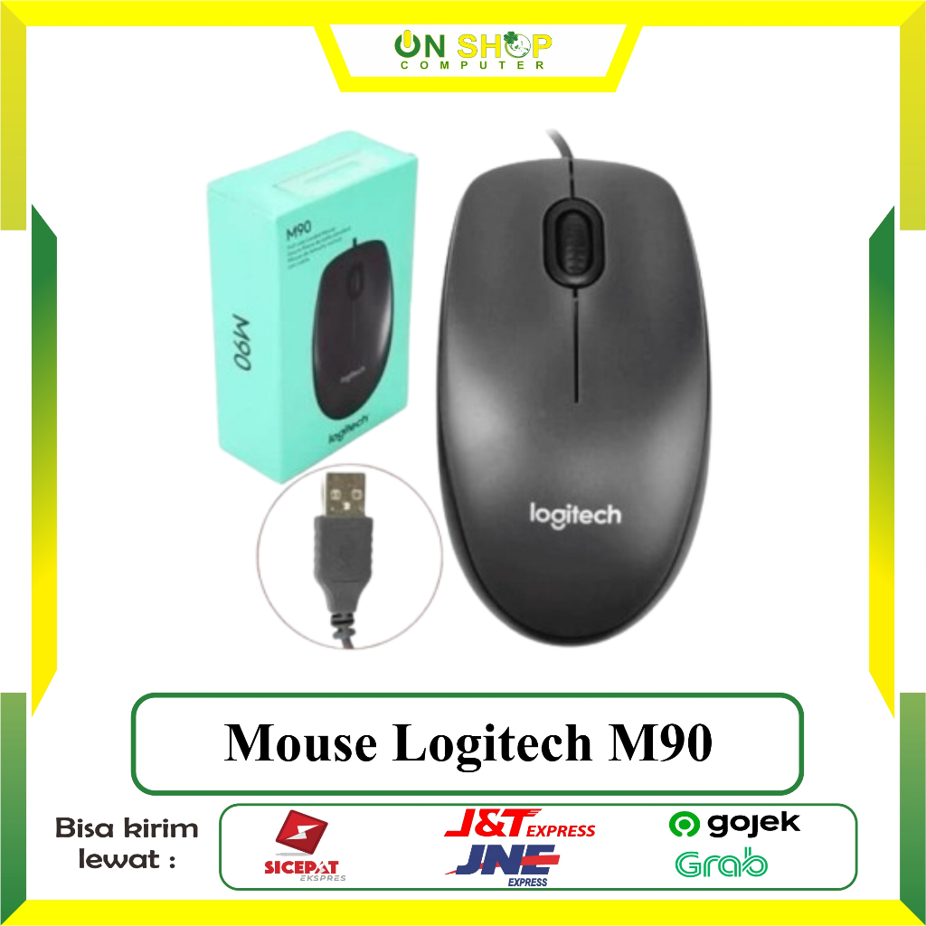 Jual Mouse Kabel LOGITECH M90 Mouse Usb Logitech hitam M90 | Shopee ...