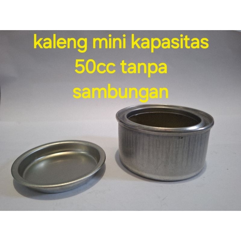 Jual Kaleng Kecil / Kaleng Mini Kapasitas 50cc 50ml / Kaleng Cat Minyak ...
