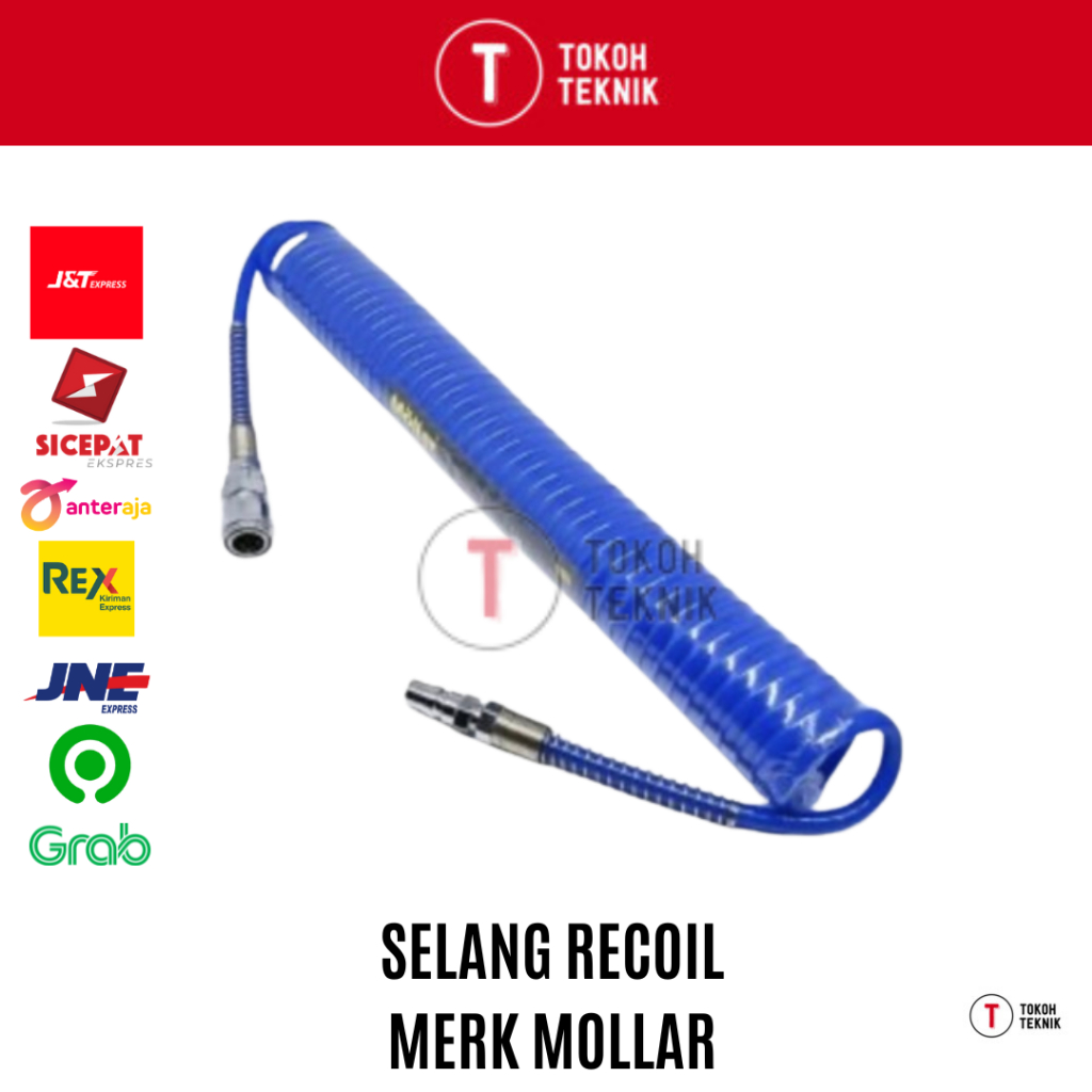 Jual Slang PU RECOIL 6m MOLLAR LENGKAP COUPER | Shopee Indonesia