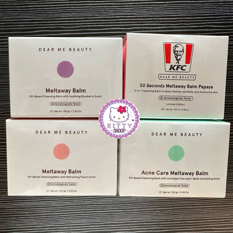 Jual Dear Me Beauty 30 Seconds Meltaway Cleansing Balm Blueberry Peach ...