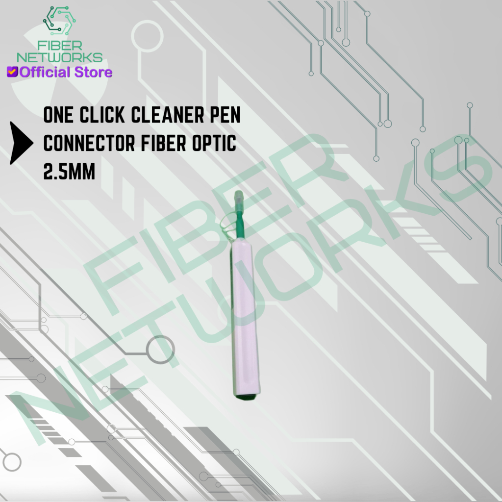 Jual One Click Cleaner Pen Connector Fiber Optic For 2.5mm | Shopee ...