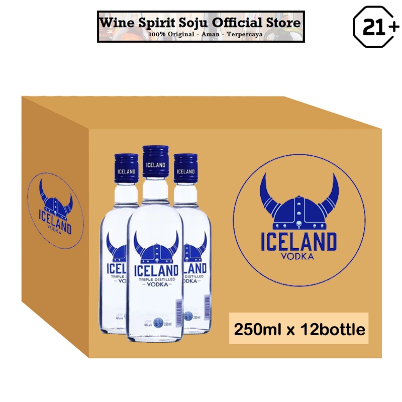 Jual Iceland Vodka 250ml x 12bottle (Karton) | Shopee Indonesia