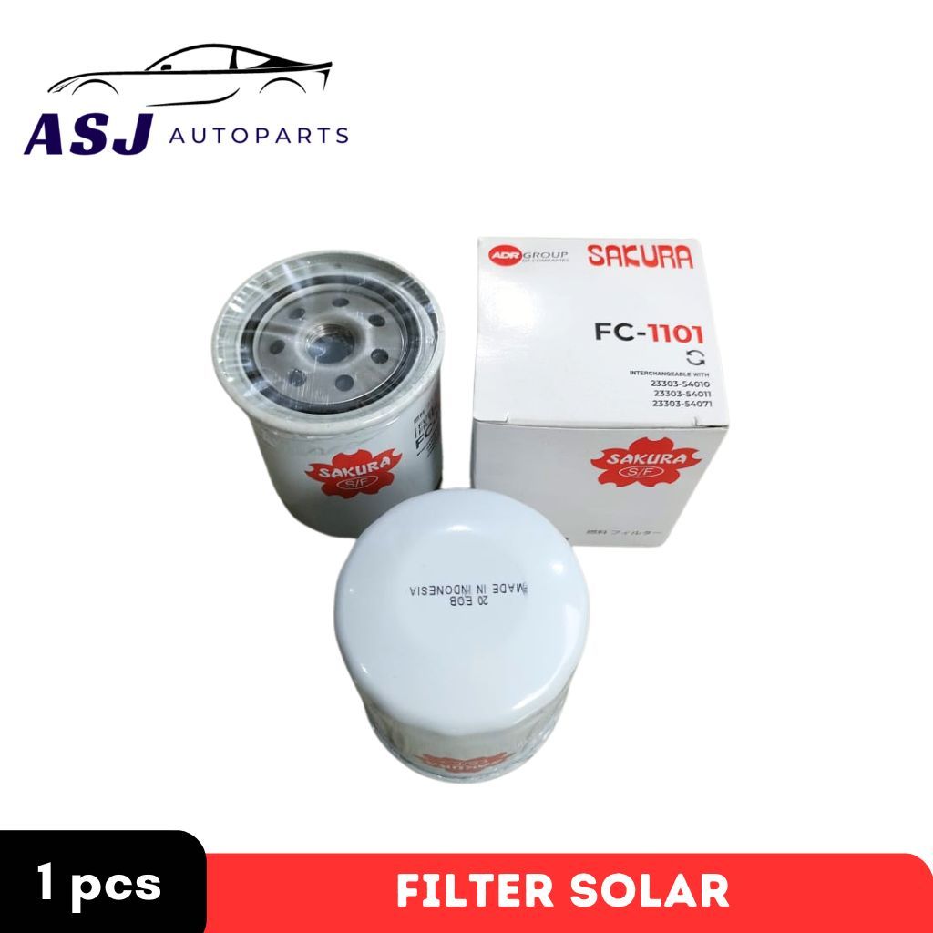 Jual Filter Solar / Fuel Filter / Saringan Solar Toyota Kijang Diesel FC-1101 SAKURA | Shopee ...