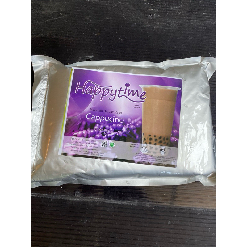 Jual MINUMAN SERBUK HAPPYTIME ANEKA RASA @ 1kg | CAPUCINO | MANGGA ...