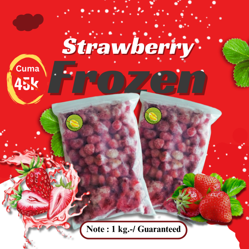 Jual strawberry frozen 1 kg II Buah pilihan terbaik dari ciwiday ...