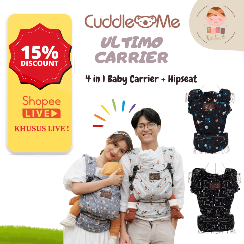 Jual Cuddle Me Ultimo Carrier Gendongan Bayi SSC Hipseat Ergonomis ...