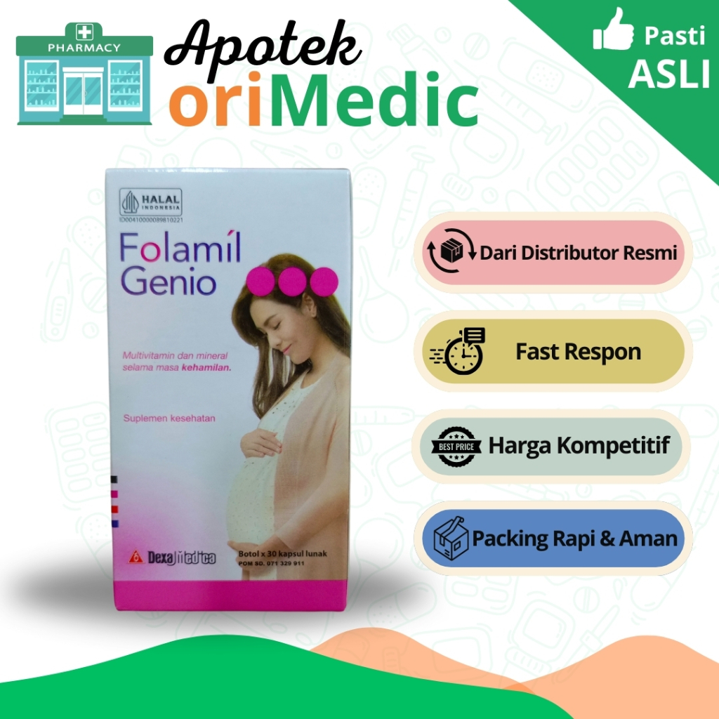 Jual Folamil Genio 30 Kapsul | Shopee Indonesia