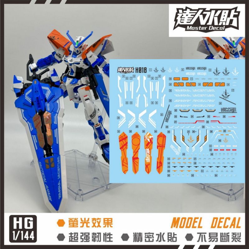 Jual HG 1/144 GUNDAM ASTRAY BLUE FRAME SECOND L WATER DECAL MASTER ...