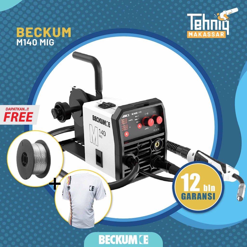 Jual Mesin Las MIG BECKUM MIG 140 Inverter Welding | Shopee Indonesia