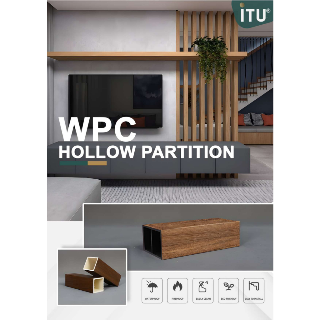 Jual Partisi Hollow Indoor PVC - Kisi Kisi / Pembatas Ruangan Ukuran ...