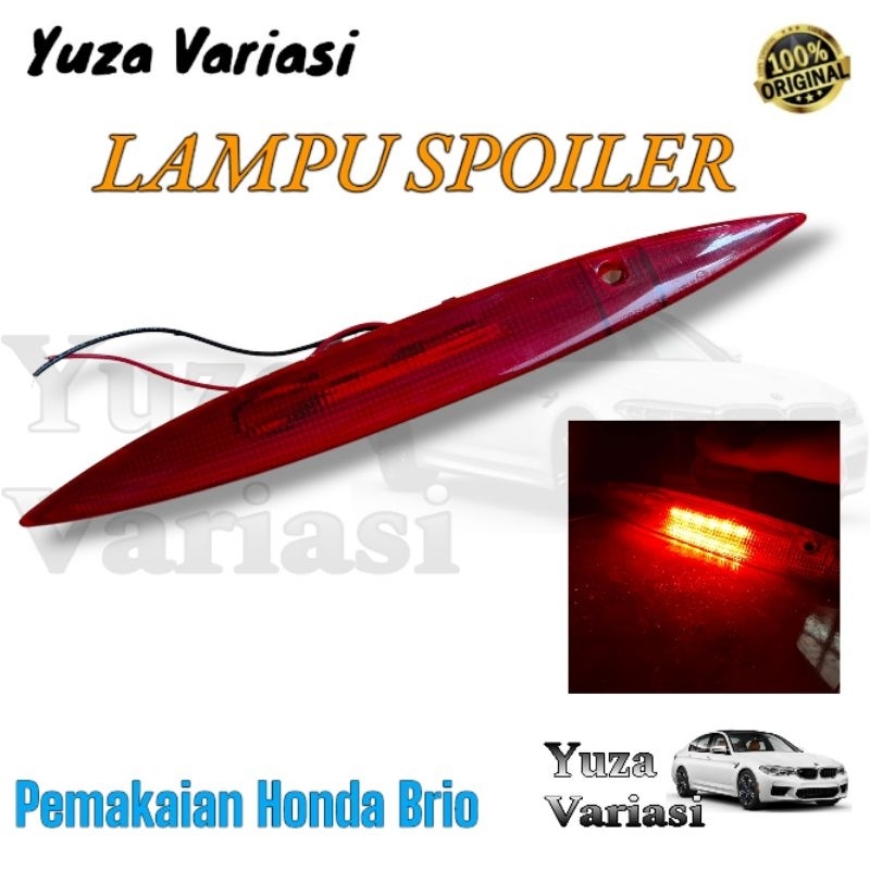 Jual LAMPU SPOILER BELAKANG HONDA BRIO SATYA,JAZZ ORIGINAL // lampu rem ...