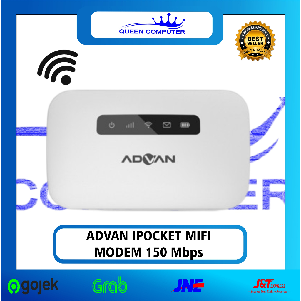Jual ADVAN Ipocket Modem MIFI MF01 Unlock All Operator baterai 2500 mAh ...