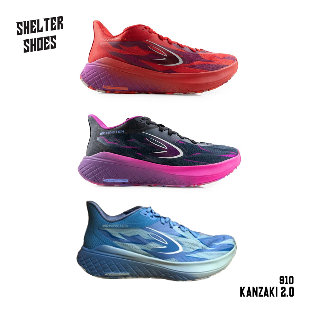 Jual SEPATU RUNNING NINETEN 910 KANZAKI 2.0 3 WARNA DAILY RUN DAILY ...