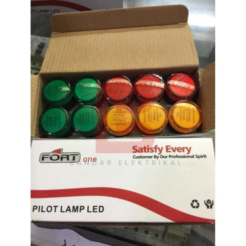 Jual PILOT LAMP LED 220V AC 22MM FORT AD22-22DS PREMIUM | Shopee Indonesia