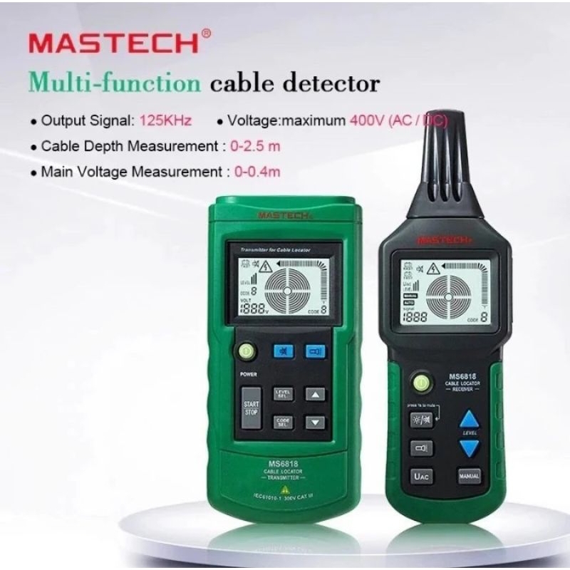 Jual Advanced Wire Tracker MS6818 MASTECH Cable Locator MS-6818 Kabel Wires | Shopee Indonesia