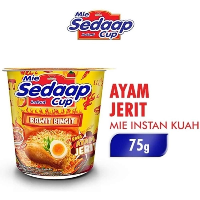 Jual sedap cup rawit bingit 75g | Shopee Indonesia