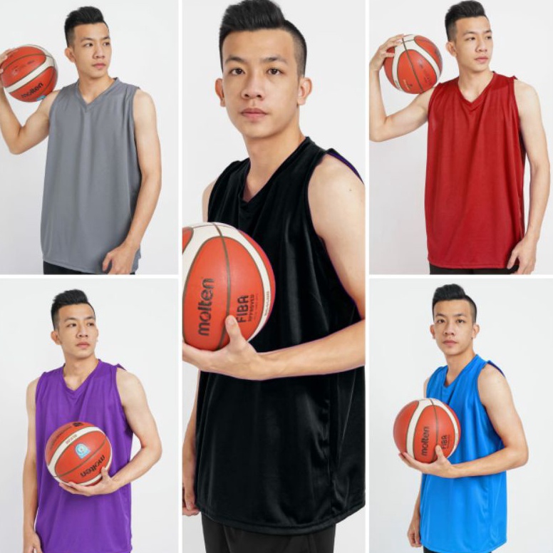 Jual Produk Terbaik TANK TOP PRIA BAJU OLAHRAGA POLOS JERSEY BASKET ...