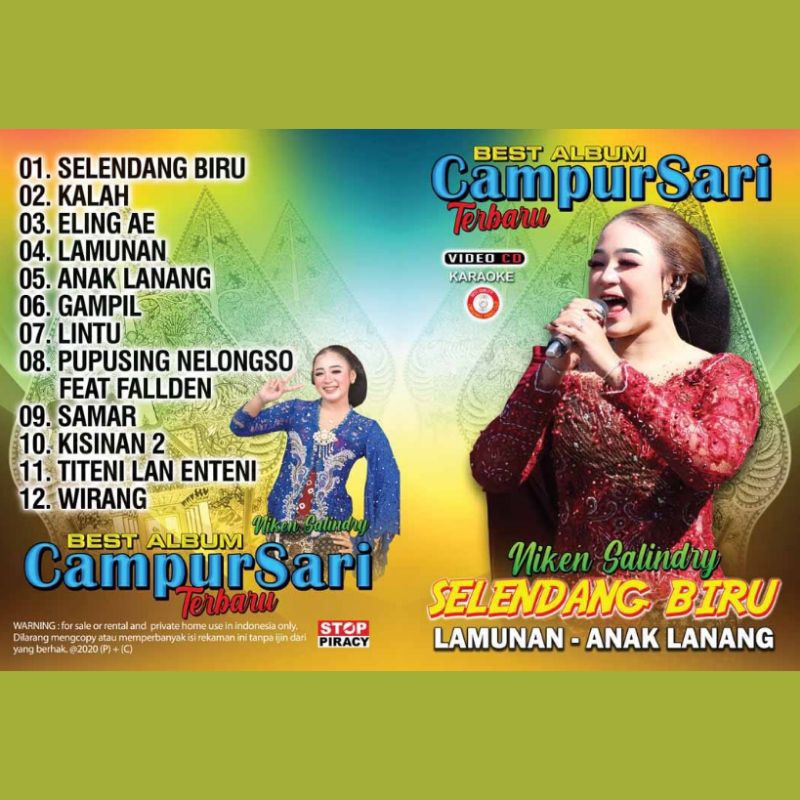 Jual KASET VCD CAMPURSARI NIKEN SALINDRY SELENDANG BIRU | Shopee Indonesia