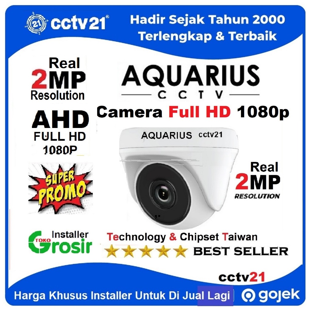 Jual CCTV / Camera /2MP AQUARIUS Full HD 108p Harga Lagi Promo cctv21 ...