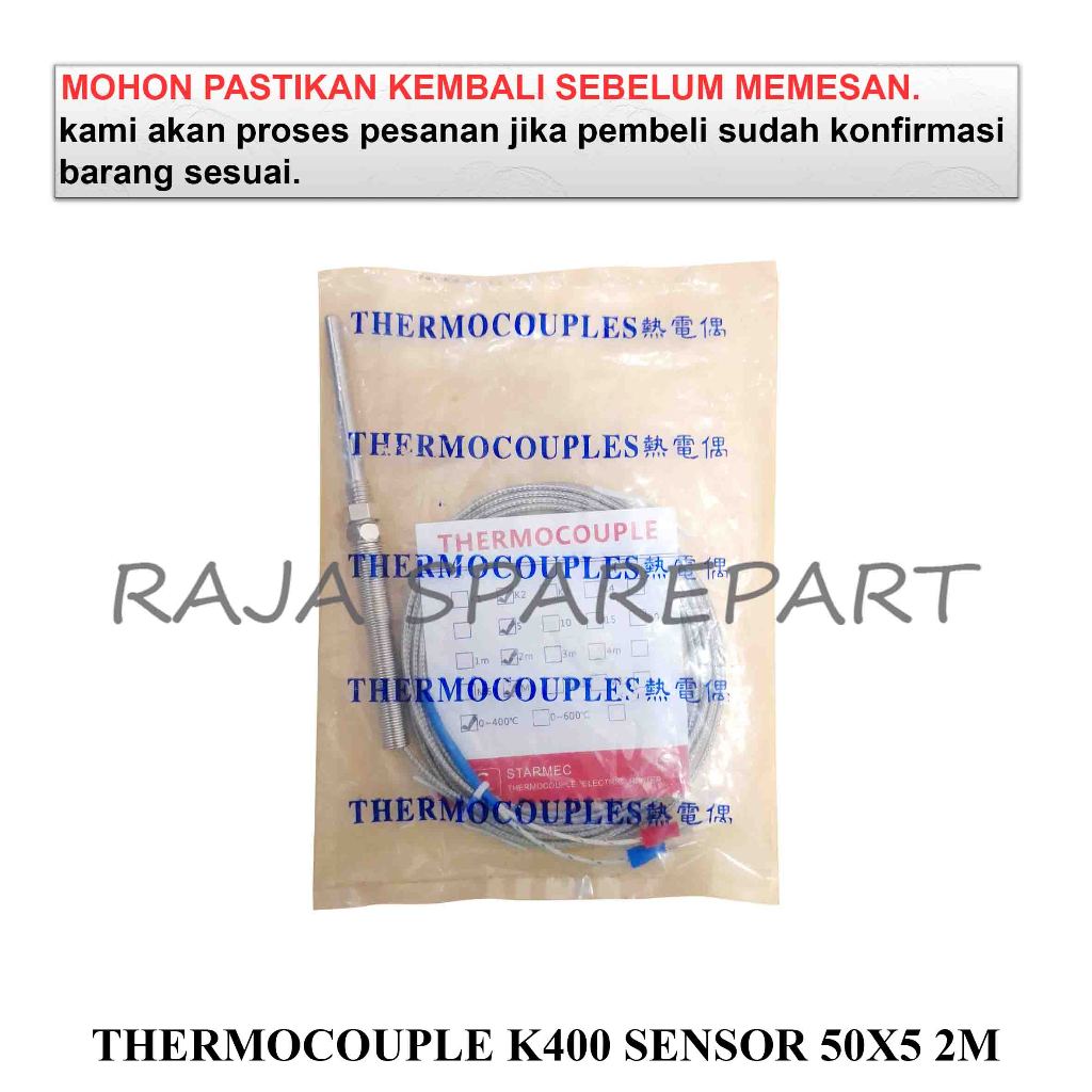 Jual TERMOKOPEL / SENSOR THERMOCOUPLE / PENGUKUR SUHU / THERMOCOUPLE ...
