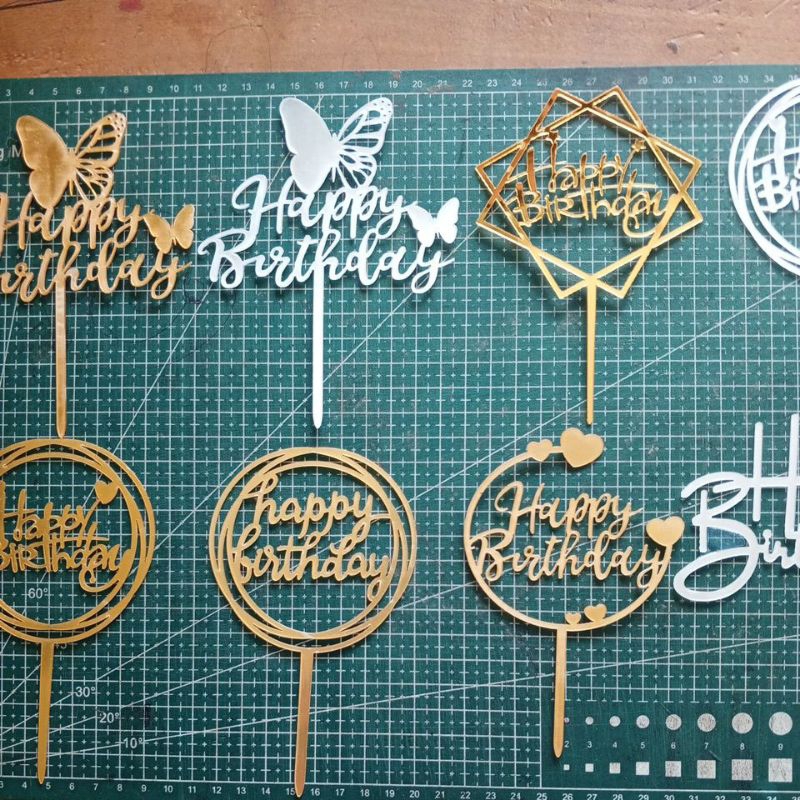 Jual topper tulisan Happy Birthday | Shopee Indonesia