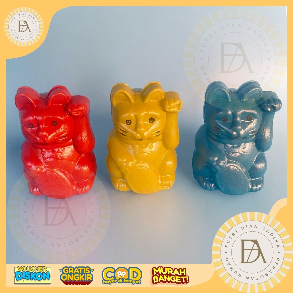 Jual Celengan Plastik Kucing Besar | Shopee Indonesia