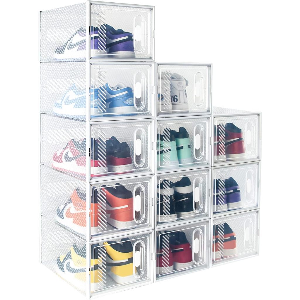 Jual MAGIC Kotak Sepatu Transparan Ukuran Besar Tempat Storage ...