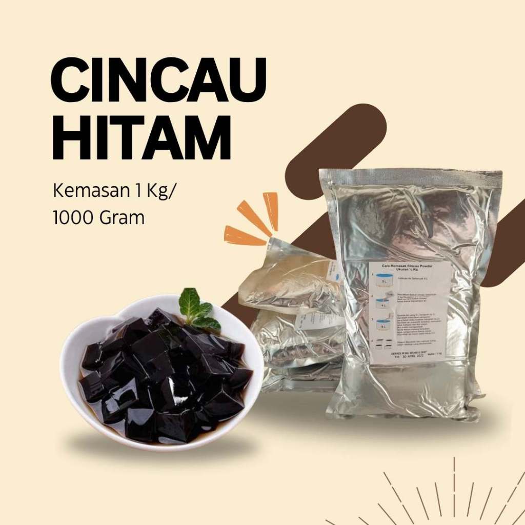 Jual Cincau Hitam Instan Bahan Baku Untuk Produksi Kemasan 1Kg | Shopee ...