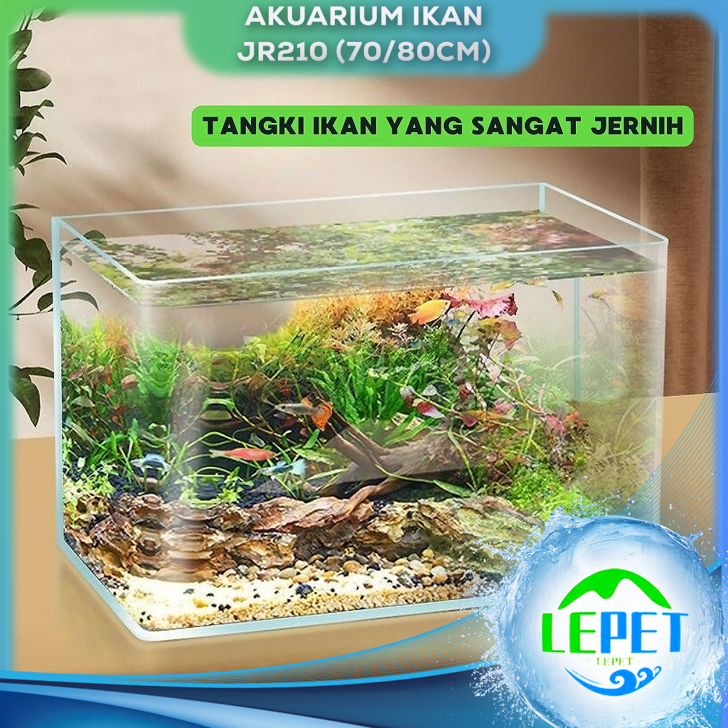 Jual LEPET Akuarium Ikan Jr210 (70/80cm) Tangki Ikan Mini dengan bahan ...