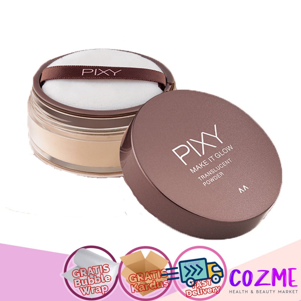 Jual PIXY Make It Glow Translucent Powder 8gr | Shopee Indonesia