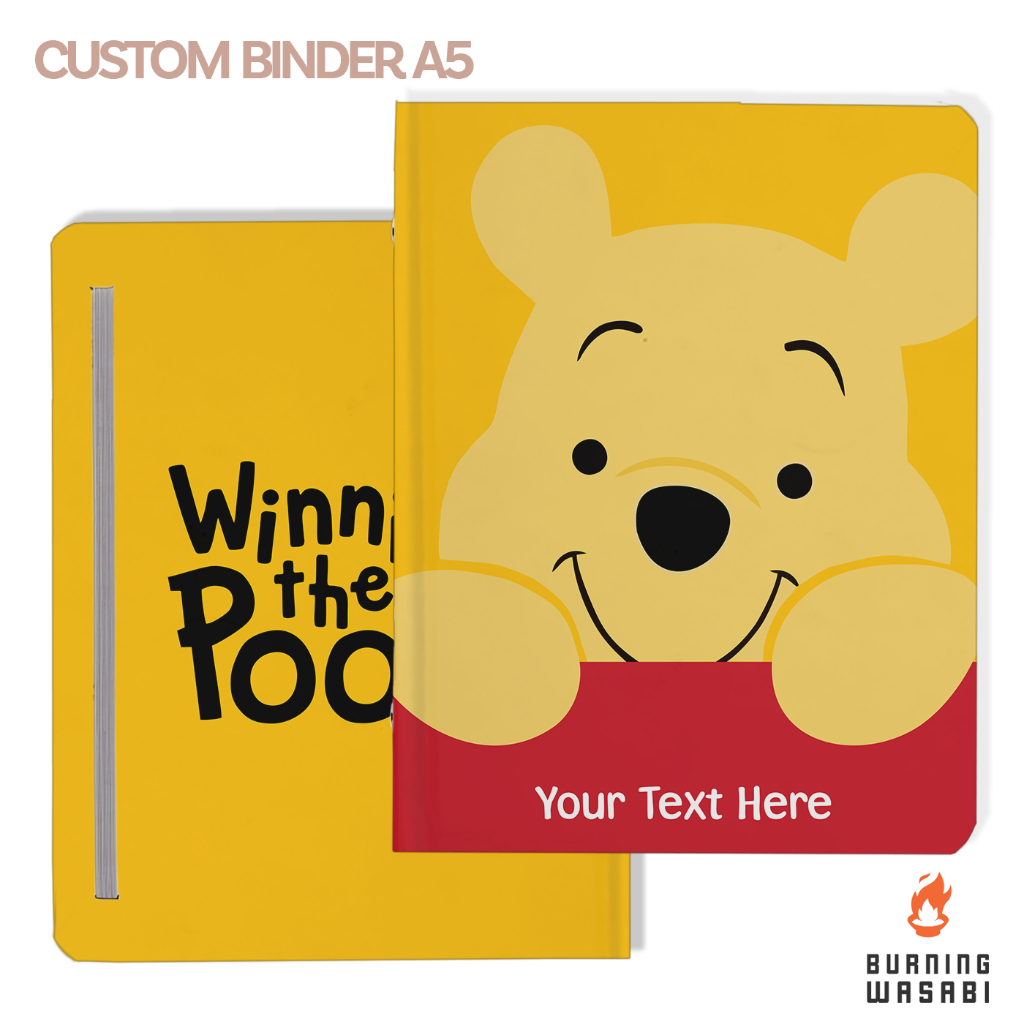 Jual Binder Winnie The Pooh Trigger Piglet Cartoon Aesthetic A5 6 20 ...