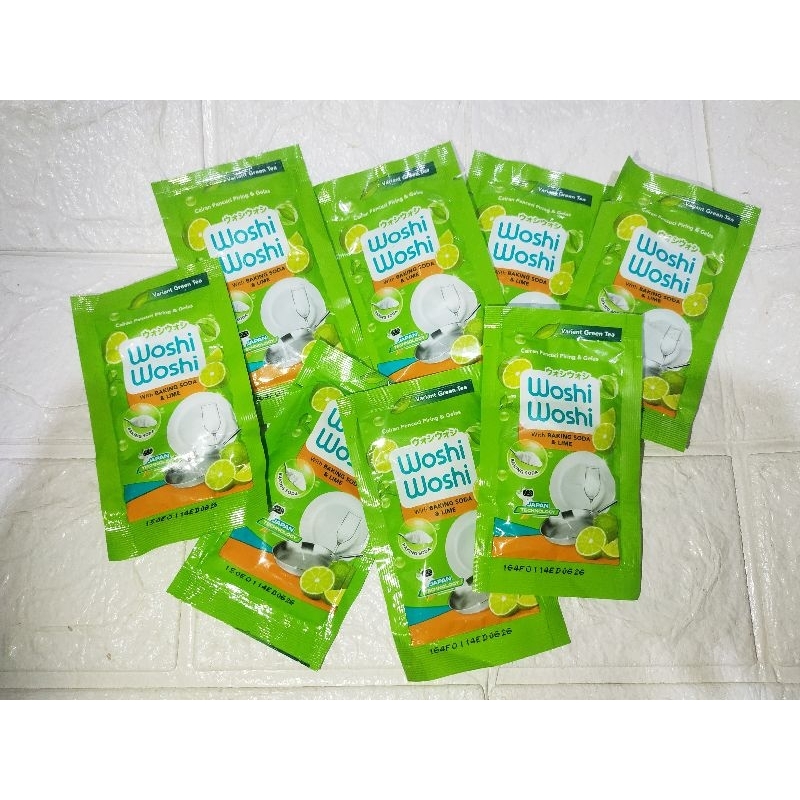 Jual Woshi Woshi pencuci Piring Green Tea 15ml | Shopee Indonesia