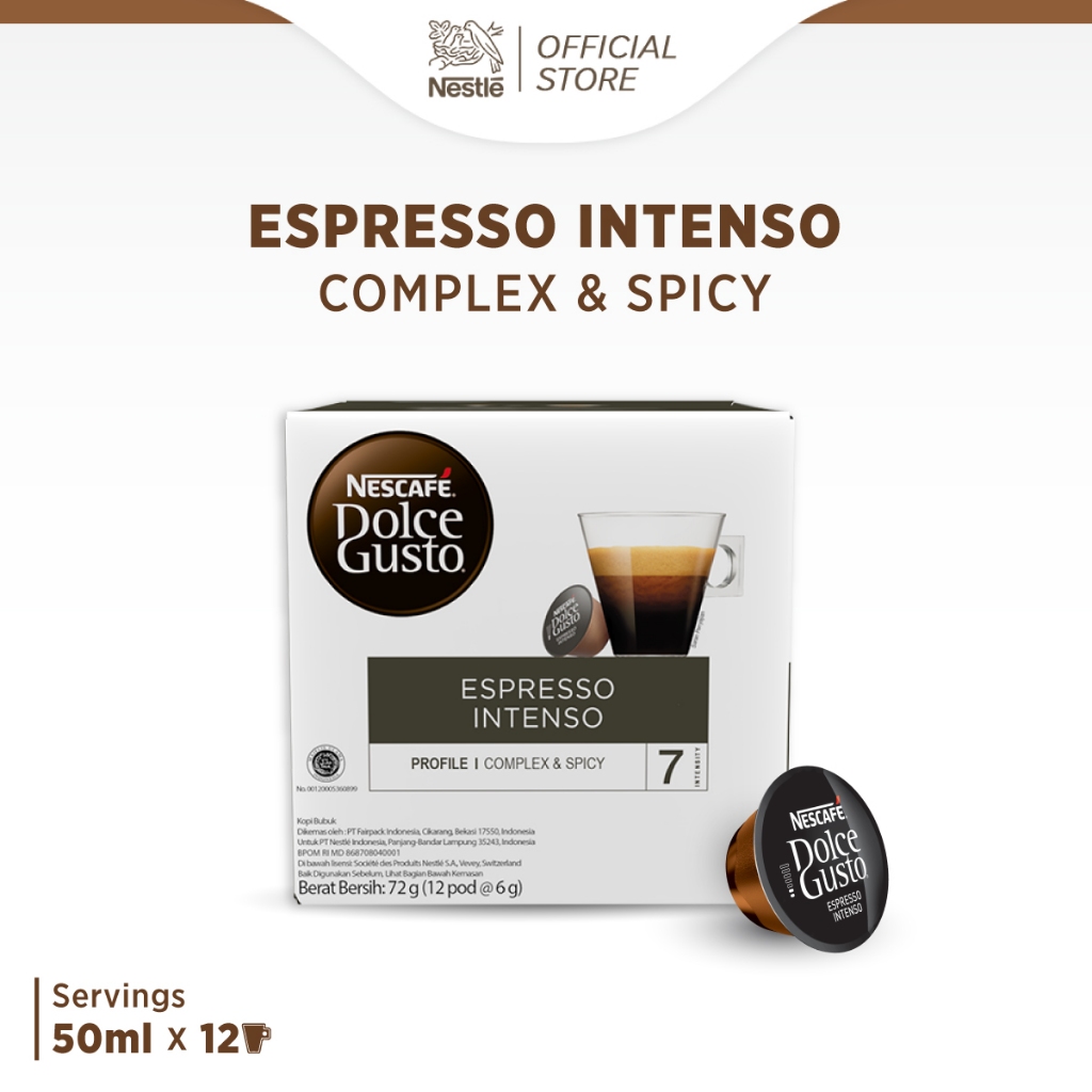 Jual NO_MORE NESCAF Dolce Gusto Espresso Intenso 1 box (12 kapsul = 12 gelas) | Shopee Indonesia
