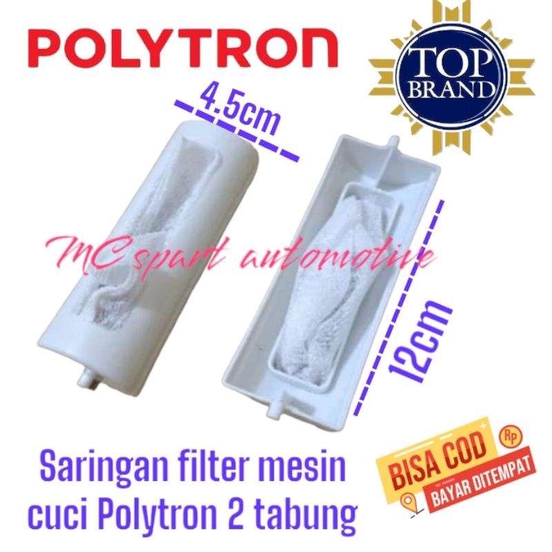 Jual SARINGAN FILTER KOTORAN MESIN CUCI POLYTRON 2 TABUNG PRIMADONA ...
