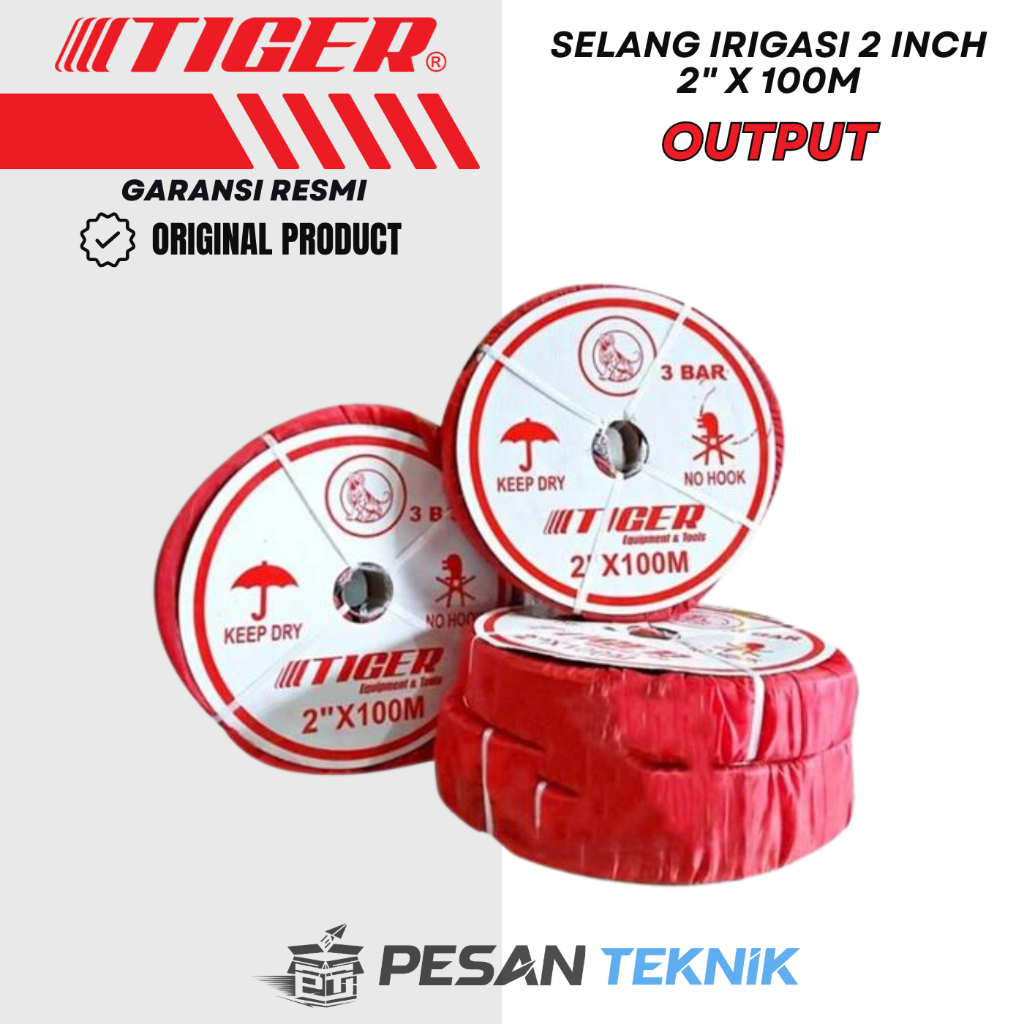 Jual Selang irigasi selang air pvc selang output sunny hose 2 inch ...